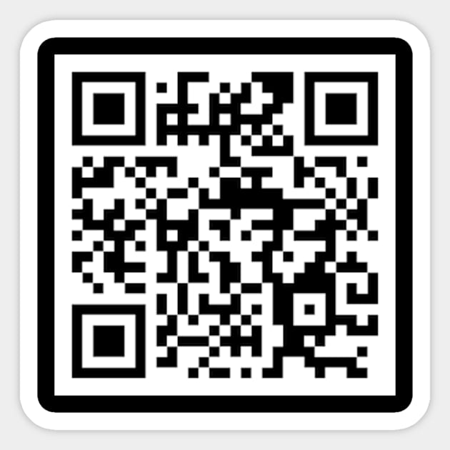 Qr Code Middle Finger Middle Finger Sticker Teepublic